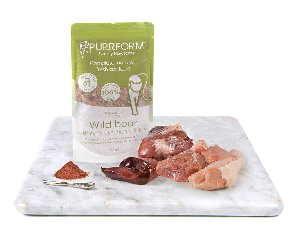 Purrform 5 Days Fresh 300g - Wild Boar – Wildwood Pets