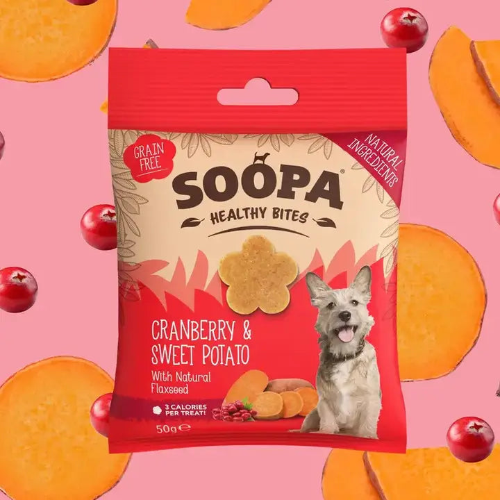 Soopa Cranberry and SP Healthy Bites 50g – Wildwood Pets