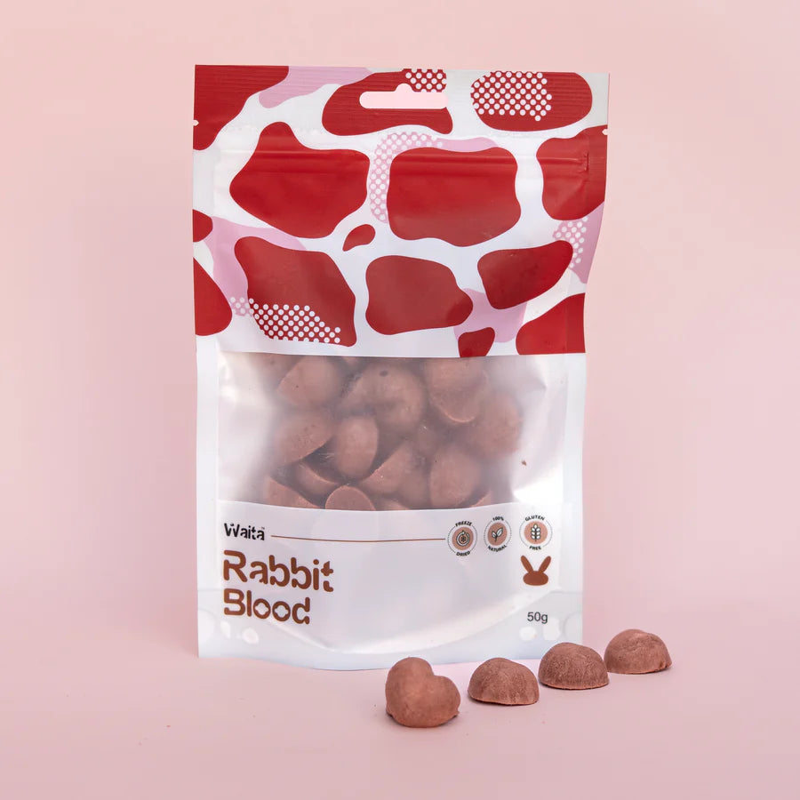 Waita Freeze Dried Rabbit Blood 50g – Wildwood Pets