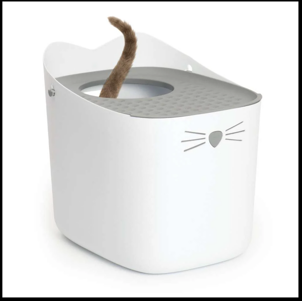 Catit Pixi Litter Box Grey – Wildwood Pets